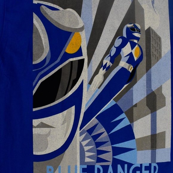Power Ranger | Shirts | Mighty Morphin Power Rangers Mens Blue Ranger ...